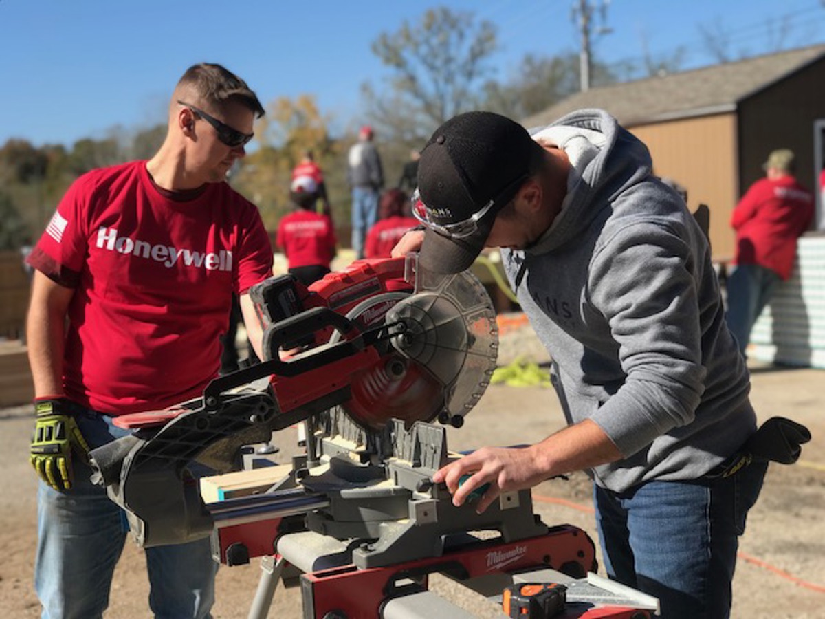 Honeywell builds ADA compliant tiny home for disabled homeless veterans